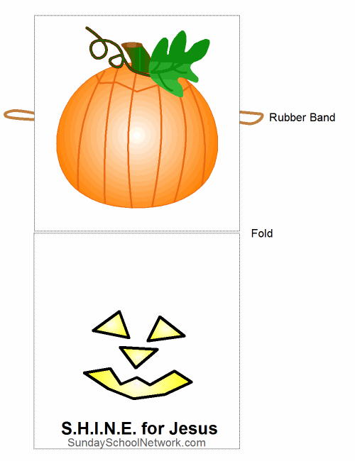 Pumpkin Bible Crafts